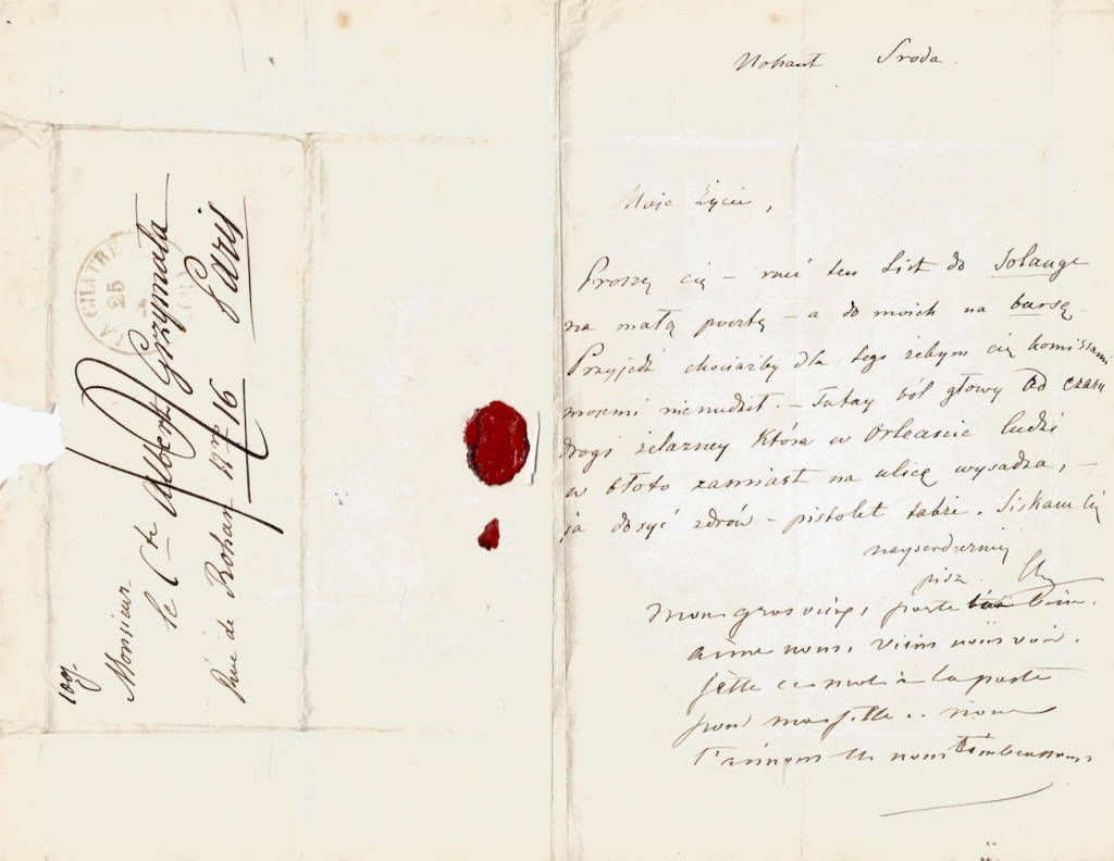 chopin-aautographe - Autographes des Siècles