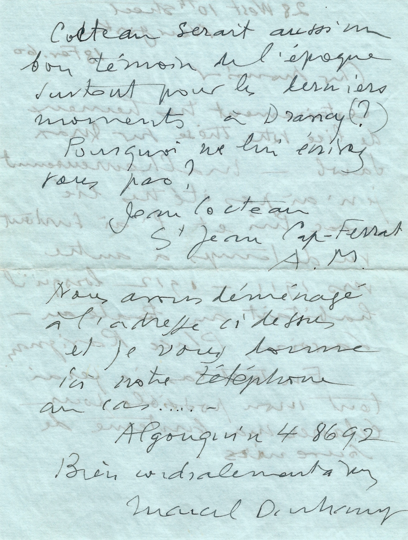 marcel-duchamp-deux - Autographes des Siècles