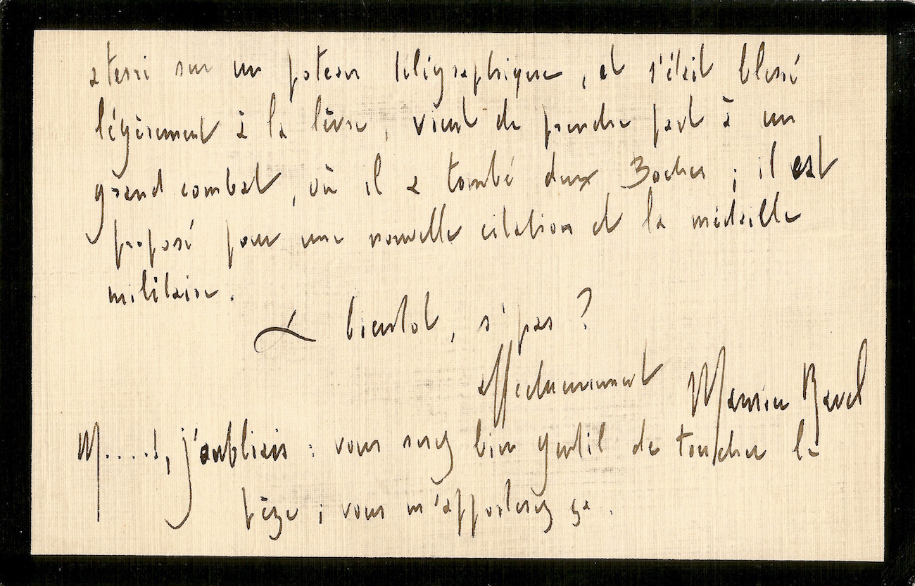 Ravel -Deux - Autographs of centuries