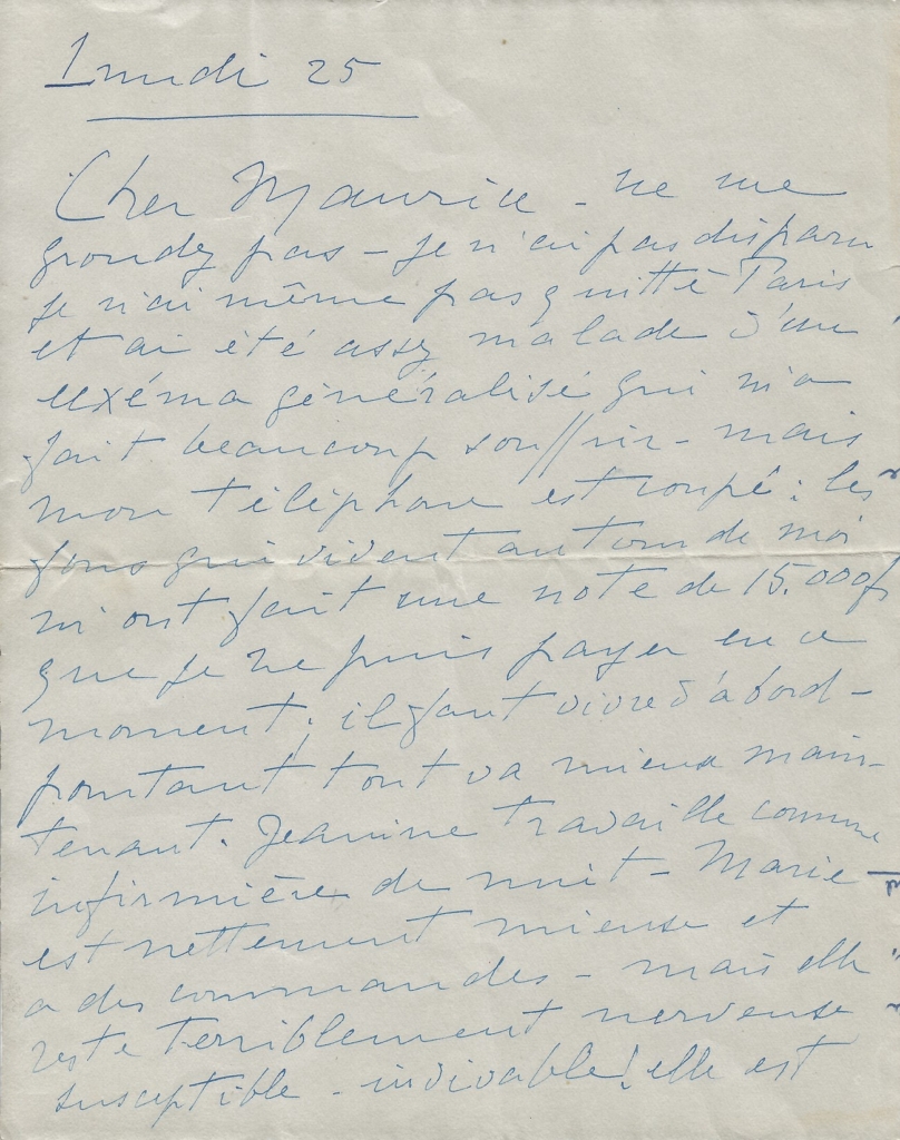 Gabrièle BUFFET-PICABIA et ses affaires d'Amérique.