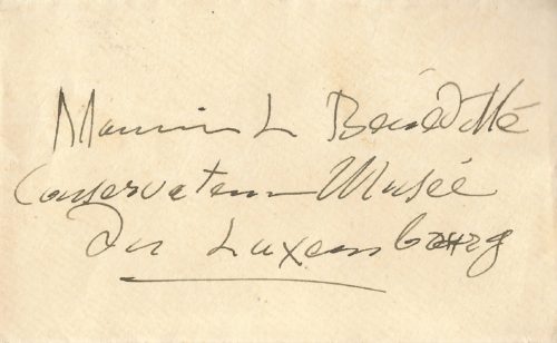 (Arthur RIMBAUD) - Vitalie RIMBAUD - Son certificat de première ...