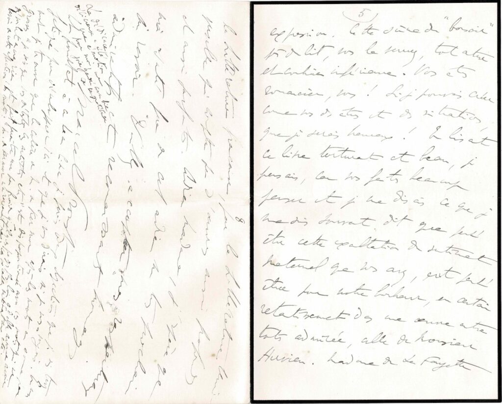 Marcel PROUST évoque Odette auprès de Madame de PIERREBOURG.